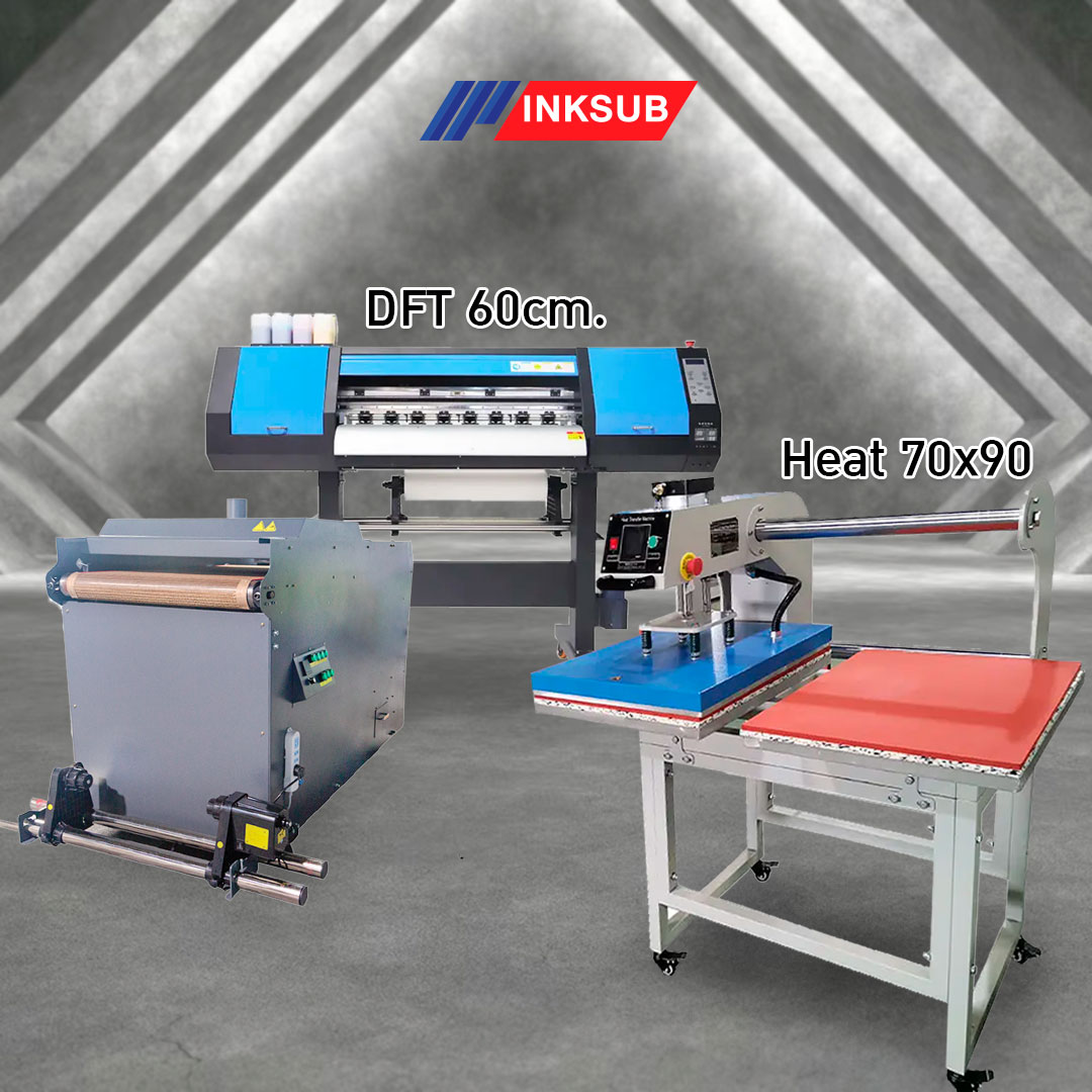 เครื่องสกรีนเสื้อ DFT + เครื่องรีดร้อน 70x90cm. - Mimaki Thailand